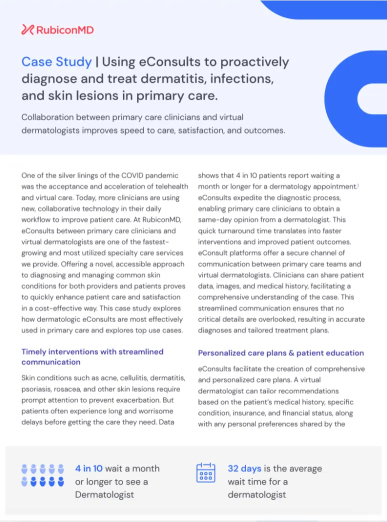 eConsult Platform. Connect with a Virtual Specialist